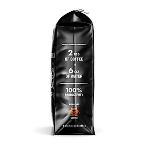 Biohazard Ground Coffee, The World's Strongest Coffee 928 mg Caffeine (16 oz)