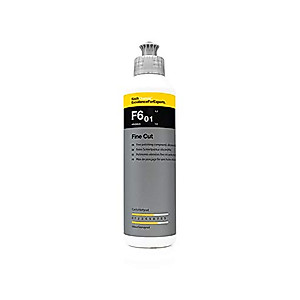 Koch-Chemie - Fine Cut Polishing Compound - Silicone-Oil-Free; Designed for All Paint Types; for Removing Medium to Heavy Defects, Scratches, and Sanding Marks Up to 2500 Grade (250 milliliters)