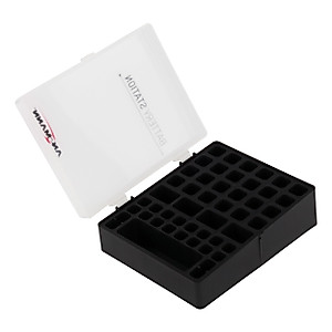 ANSMANN Premium Battery Box for up to 24x AA, 16x AAA and 4X 9V PP3 Block-Style Batteries or Rechargeable Batteries/Storage Box for Protection and Transportation