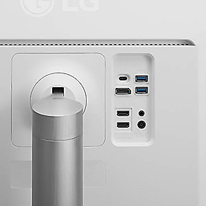 LG 34WL850-W 34 inch 21: 9 UltraWide QHD Nano IPS Monitor with Thunderbolt 3, Silver/White