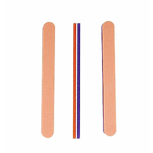 Iridesi Nail Files 100/180 Grit Thick Sponge Washable Emery Boards 7 Inches Long 3/4 Inches Wide 12 Fingernail Files Per Pack
