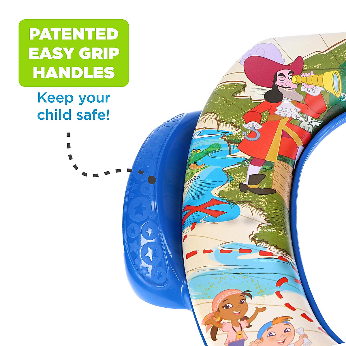 Disney Jake and The Never Land Pirates "Treasure Awaits" Soft Potty, Blue