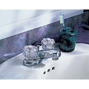 Delta Faucet 2522LF-MPU Classic Two Handle Centerset Bathroom , Chrome, 5.25 x 6.25 x 5.25 inches