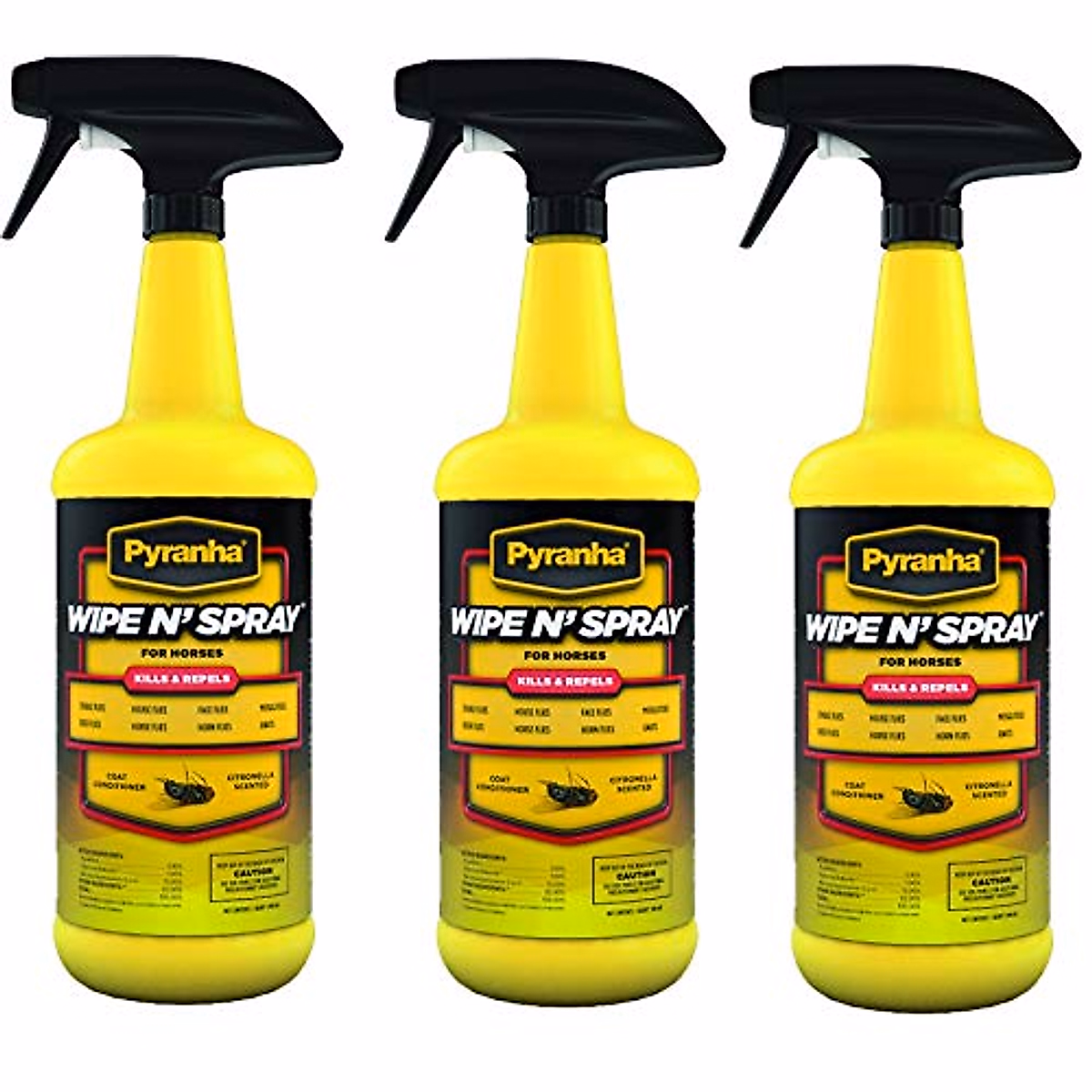 Pyranha Wipe N Spray, Yellow