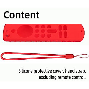 Silicone Remote Cover for Fire TV Stick 4K (2nd Gen) 2023, Fire TV Stick (3rd Gen) 2021,Fire TV Stick 4k&4K Max (2021 Release) Silicone Protective Case with Lanyard(Midnight Blue)