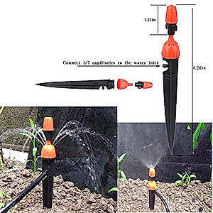 20 Drip Irrigation Adjustable Nozzle Garden Plant Watering Nozzle 360 Degree Dripper Atomizing Spray Cooling / Irrigation Equipment