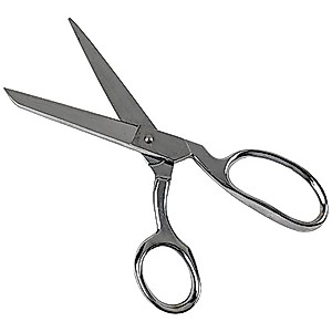 Klein Tools G208 Scissors, Bent Trimmer with Offset Handles for Cutting on Flat Surface Make Great Sewing Scissors, 8-1/4-Inch