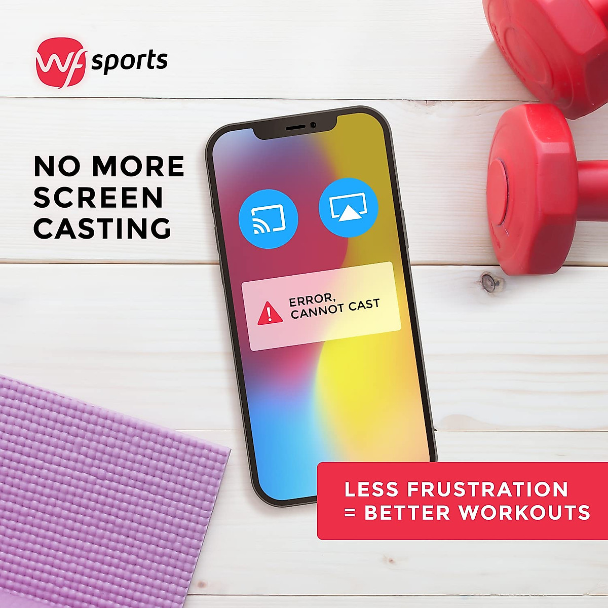 WF Sports for Peloton SureScreenMount Monitor Swivel | Peloton Pivot Screen Mount Attachment to Easily Rotate for Strength, Yoga, Meditation Classes | Bonus SureMountPro Peloton Phone Holder Included