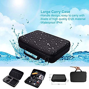 Appolab 61 in 1 Action Camera Accessories Kit for AKASO EK7000 GoPro Hero 11 10 9 8 7 6 5 4 Hero Session Gopro Max Insta360 Xiaomi Yi DJI AKASO Campark Action Camera (61 in 1)