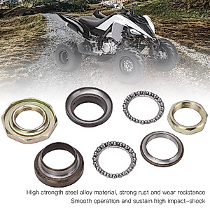 Syrisora Motorcycle Front Fork Steering Stem Bearings Kit Steel Alloy for GY6‑50/60/80CC Go Karts Scooters ATV UTV