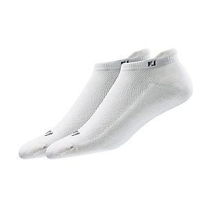 FootJoy Women's ProDry Roll Tab 2-Pack Socks, White, Fits Shoe Size 6-9