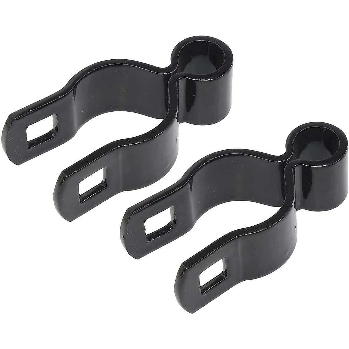 1 3/8" x 5/8" Black Female Gate Frame Hinges for Chain Link Fence Post (Pack