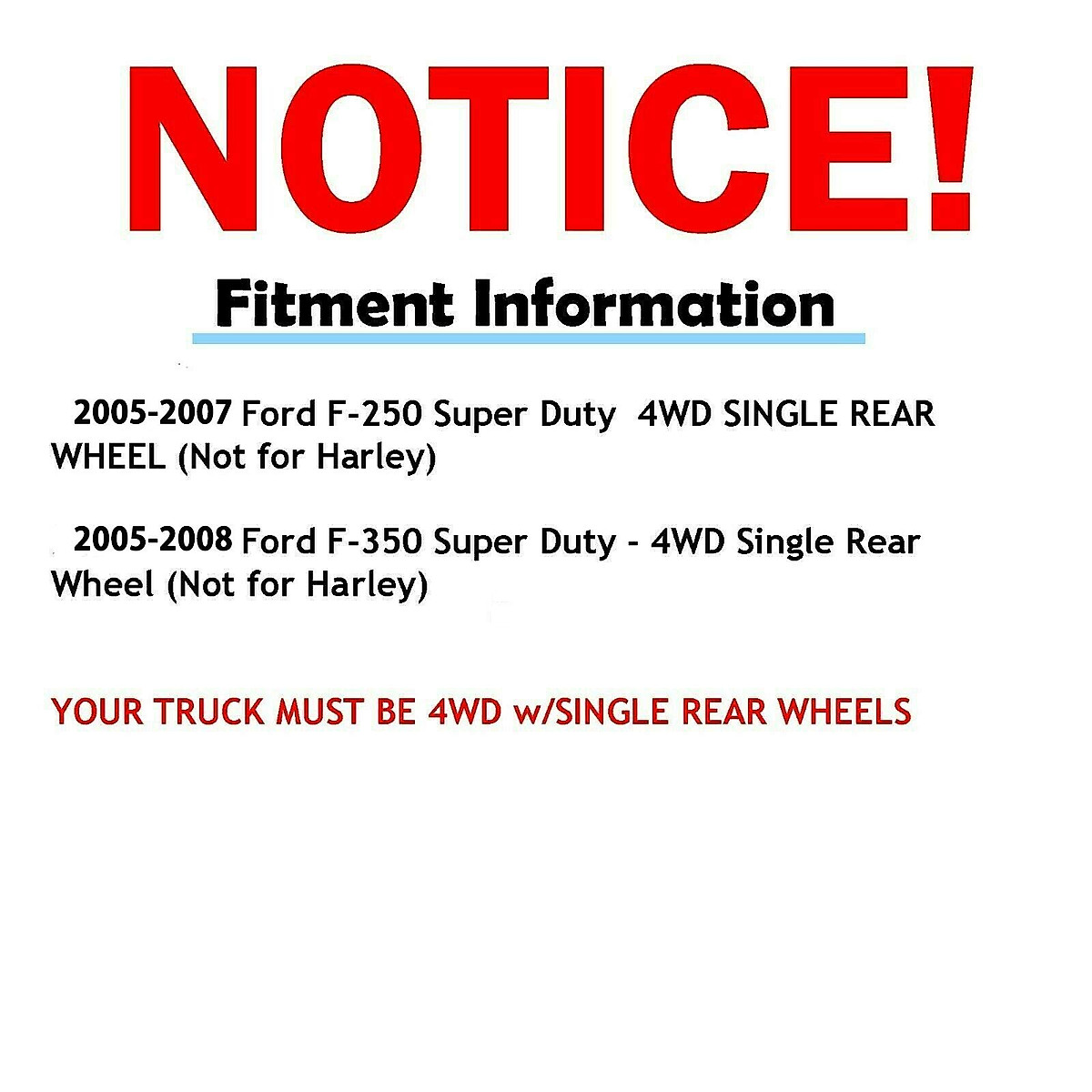 Detroit Axle - Brake Kit for 4WD SRW 2005 2006 2007 Ford F-250 F-350 Super Duty Drilled & Slotted Brake Rotors and Ceramic Brakes Pads Front and Rear Replacement