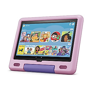 Fire HD 10 Kids Tablet, 10.1" HD (32GB, Lavender) with Backpack + Portable Charger