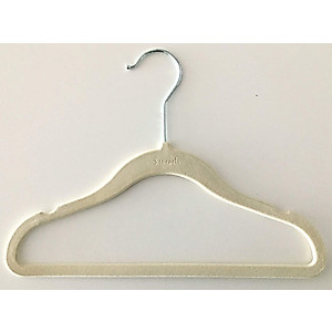 3 Sprouts Baby Hangers – Velvet Closet Clothes Organizers for Nursery, 10 Pack