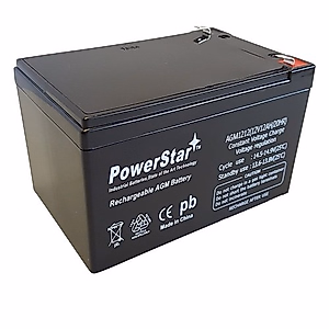 PowerStar repalcement Battery for RBC4 RBC 4 Battery Pack Compatible with APC UPS BackUPS Pro 650M 650 BK650 BP650 BE650 UB12120