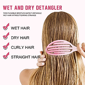 UUGLAM Vented Design Hair Brush - Ultra Soft HeatFlex Bristles With Ergonomic Handle Manages