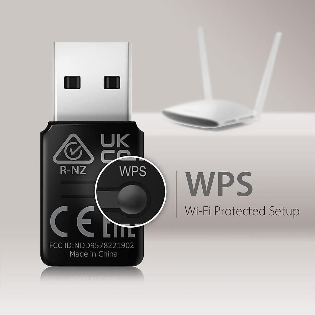 Edimax Wi-Fi 4 802.11n Mini USB Adapter -Newest Version- Wireless N300 Dongle, 300Mbps throughput, Auto-Power Adjustment for Energy Saving, Win 11 Plug-n-Play, Mac OS, Linux, EW-7722UTn V3