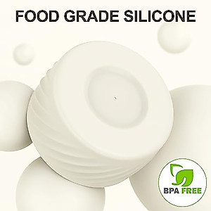 Affute Protective Silicone Boot for Stanley Quencher H2.0 40 oz & IceFlow Flip 20 oz 30 oz and hydroflask 12-24 oz, Anti-Slip Bottle Bottom Sleeve Cover (Cream)