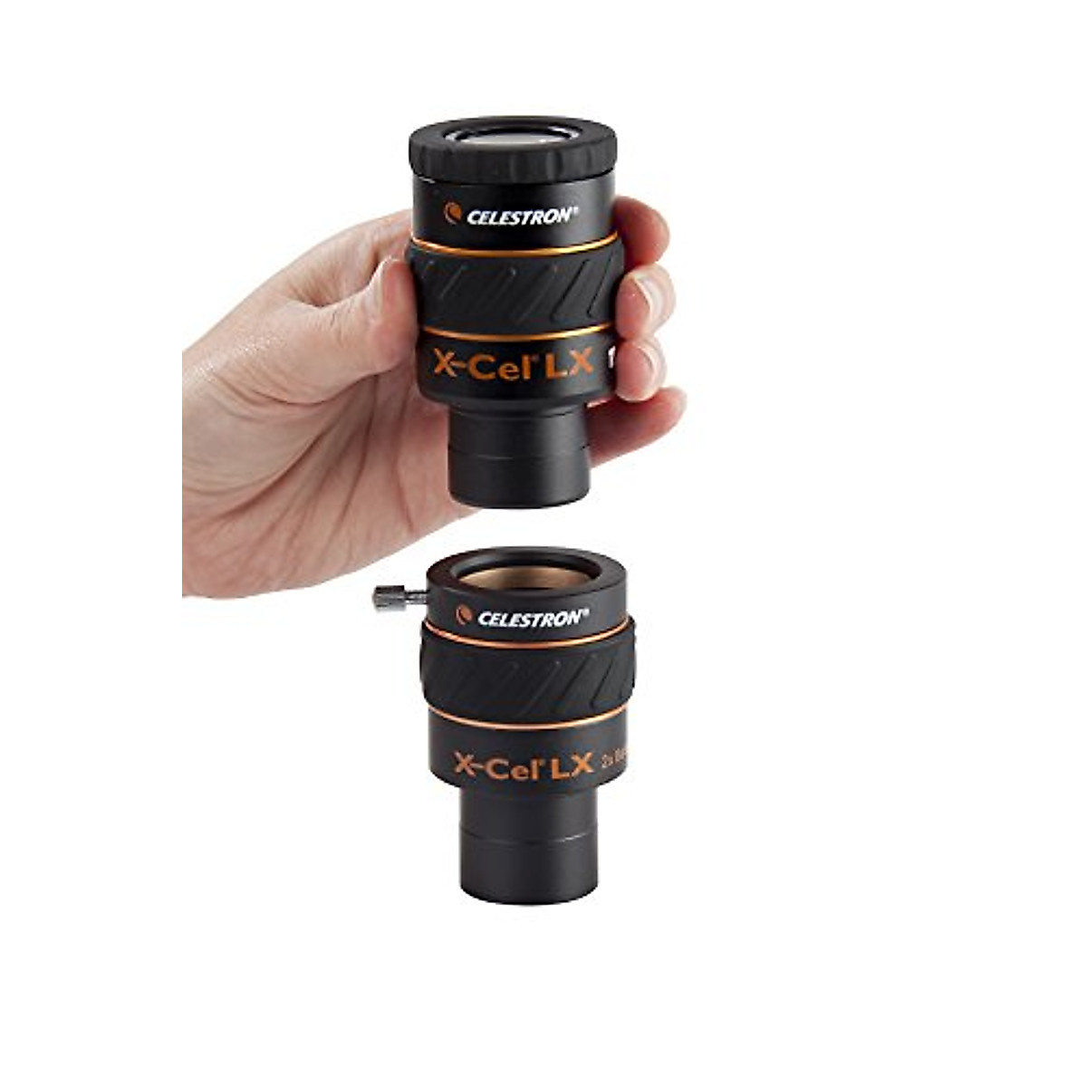 Celestron 93529 X-Cel LX 1.25-Inch 2X Barlow Lens (Black) & 93428 X-Cel LX 1.25-Inch 3X Barlow Lens (Black)