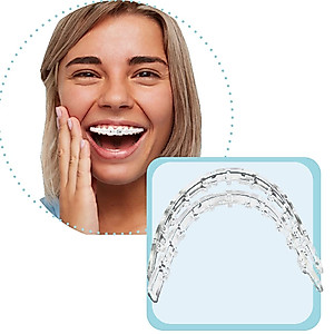 Comfort Cover for Braces, Lip Protector Mouth Guard Lip Cushion Teeth Shield Bumper for Brackets, Aligner, Dental Wax Alternative, Hard and Rigid Clip