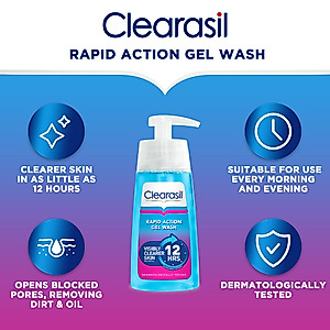 Clearasil Ultra Rapid Action Gel Wash 12 hours