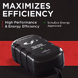 Schumacher Electric SC1278 Automatic Car Battery Maintainer - 12V Battery Charger for Power Sport, Car and Boat Batteries - 0.75 Amp for Standard, AGM + Gel Batteries