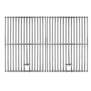 17" x 13 1/4" SOLID Stainless Steel Cooking Grates, Replacement Parts for Charbroil 463411512, 463411712, 463411911, C-45G4CB, 720-0719BL, 720-0773, Nexgrill 720-0783, 720-0773, Master Forge 1010037