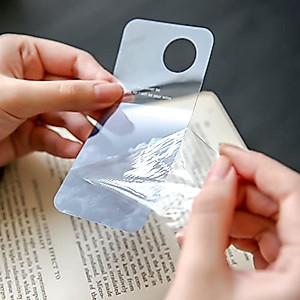 ROUKANNGE 10pcs Forest Theme Bookmarks, Transparent Gradient Color Bookmarks, Suitable for Women, Students, Teachers, Reading Lovers and Writers. This is a Simple and Beautiful Perfect Gift