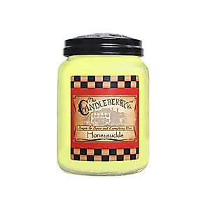 Candleberry Candles | Honeysuckle Candle | Best Candles on The Market | Hand Poured in The USA | Highly Scented & Long Lasting | Large Jar 26 oz.