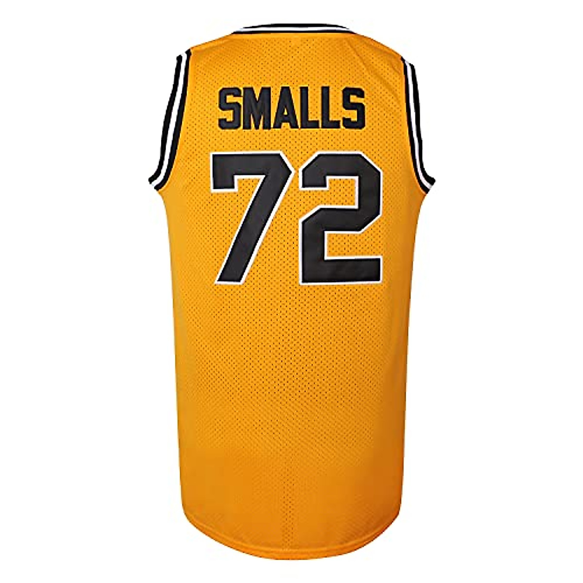 MESOSPERO BadBoy #72 Biggie Smalls Movie Notorious Big 90s Hip Hop Clothes for Party Men Basketball Jersey (Yellow, Medium)