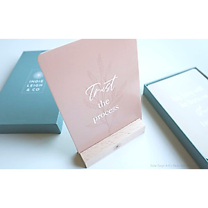 Indie Leigh & Co Positive Affirmation Cards for Pregnancy | Labor & Delivery Essentials | Affirmation Cards for Women | New Mom Gifts for Women After Birth | Hypnobirthing Affirmations