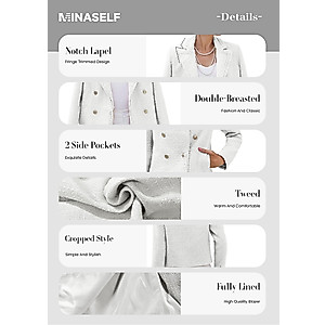 White Blazer Jackets for Women Old Money Aesthetic Sweater Clothes Off White Nude Blazers Jacket Chanel Zara Urban Revivo Clothing Cardigan Cute Ladies Outfits White 0M