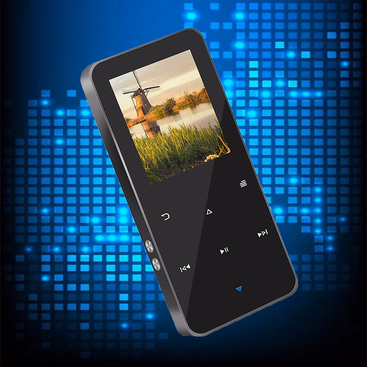 144GB MP3 Player - with Bluetooth 5.2-18 Soothing Sounds HiFi Sound Shuffle Single Loop FM Radio Built-in HD Speaker Voice Recorder Mini Design Ideal for Sport-1
