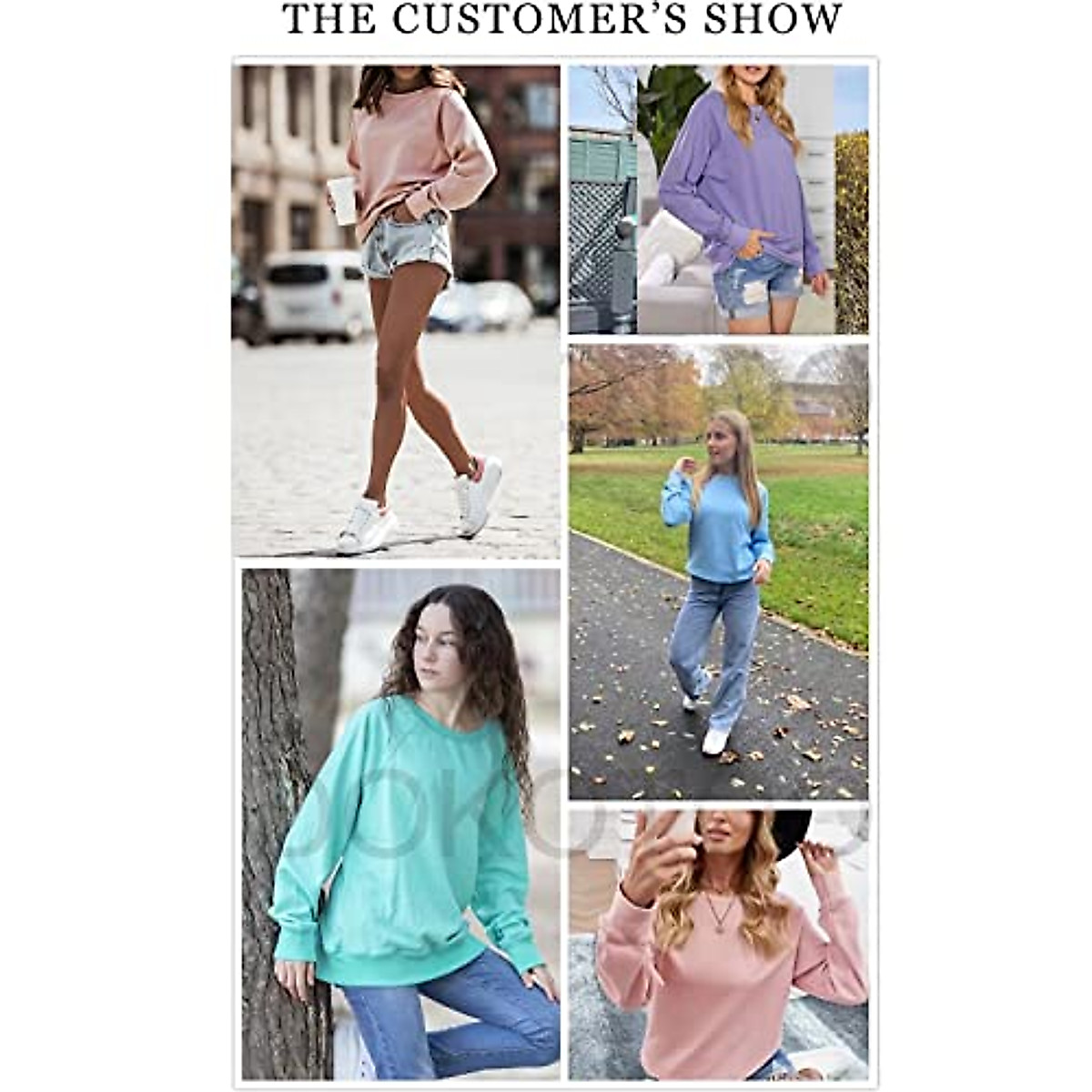 Dokotoo Womens Fashion Classic Loose Fit Ribbed Raglan Long Sleeve Crewneck Casual Solid Sweatshirts Winter Tops Blouses T Shirts Pullovers Plus Size Outerwear Green XX-Large