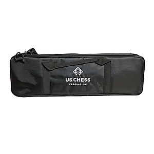 U.S. Chess Supreme Triple Weighted Chess Set Combo (Black)