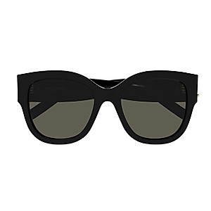Saint Laurent SL M95/F - 001 Monogram Sunglasses + Bundle with eSHADES Luxury Eyewear Kit