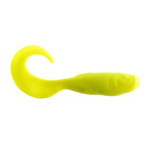 Berkley Gulp! Alive! Swimming Mullet Soft Fishing Bait, Pearl White/Chartreuse, 3in - Half Pint 4x7