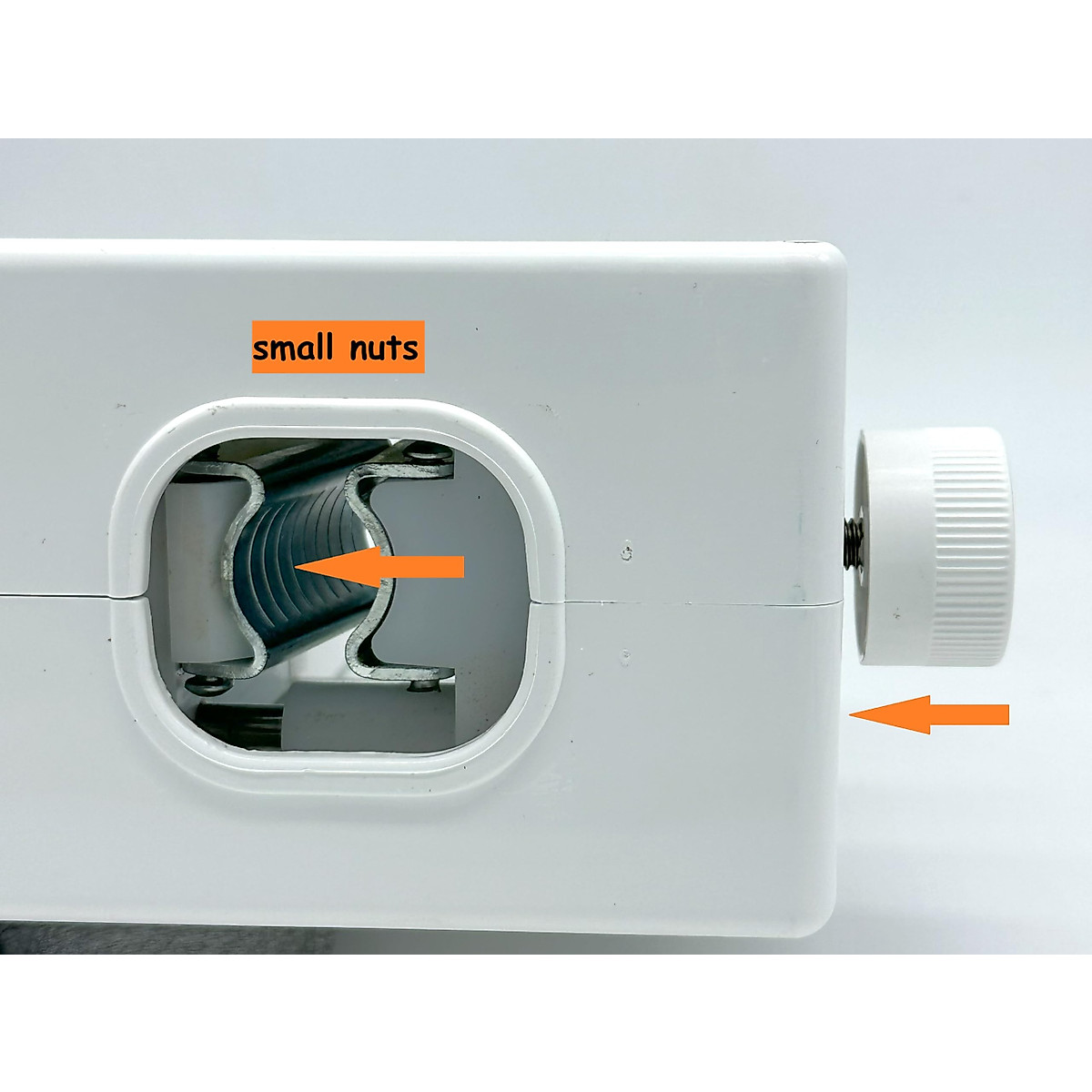 Pelamatic - Electric Nut Cracker Machine | Dual-Mode for Almonds, Walnuts & Hazelnuts | Compact & Durable Pecan Sheller | Adjustable for Different Nut Sizes, White, 6.69 x 11.02 x 3.54 in