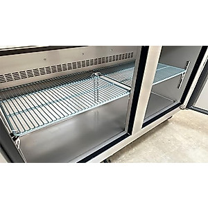 Elite Kitchen Supply Commercial Sandwich Prep Table Refrigerator, ETL NSF Salad Pizza Fridge Cooler, 48" W 11.47 cu.ft. Fan Cooling, Salad Bar with Cut Board for Buffet Restaurant, Bar, Shop