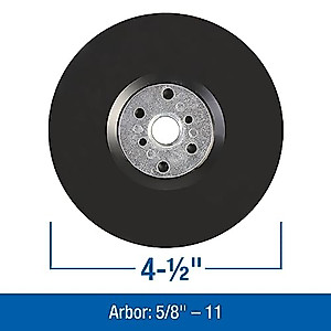 Mercer Industries 325045-4-1/2" x 5/8"-11 Standard Backing Pad for Fibre Discs