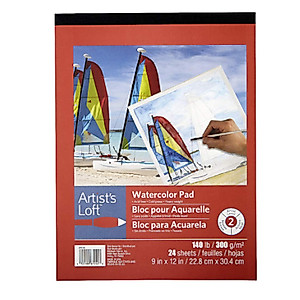 Watercolor Pad by Artist's Loft, 9" x 12"