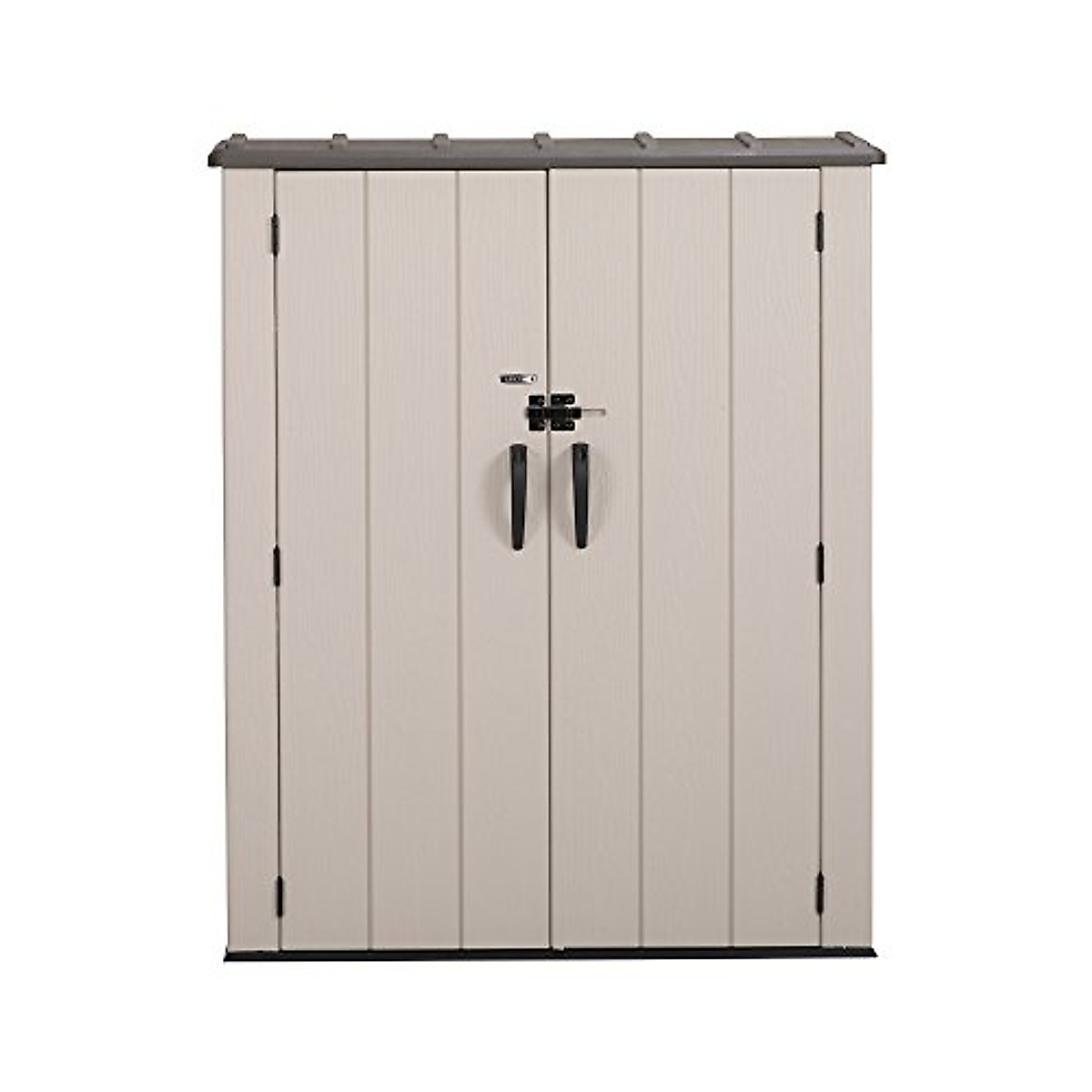 Lifetime 60280 Vertical Storage Shed, Desert Sand