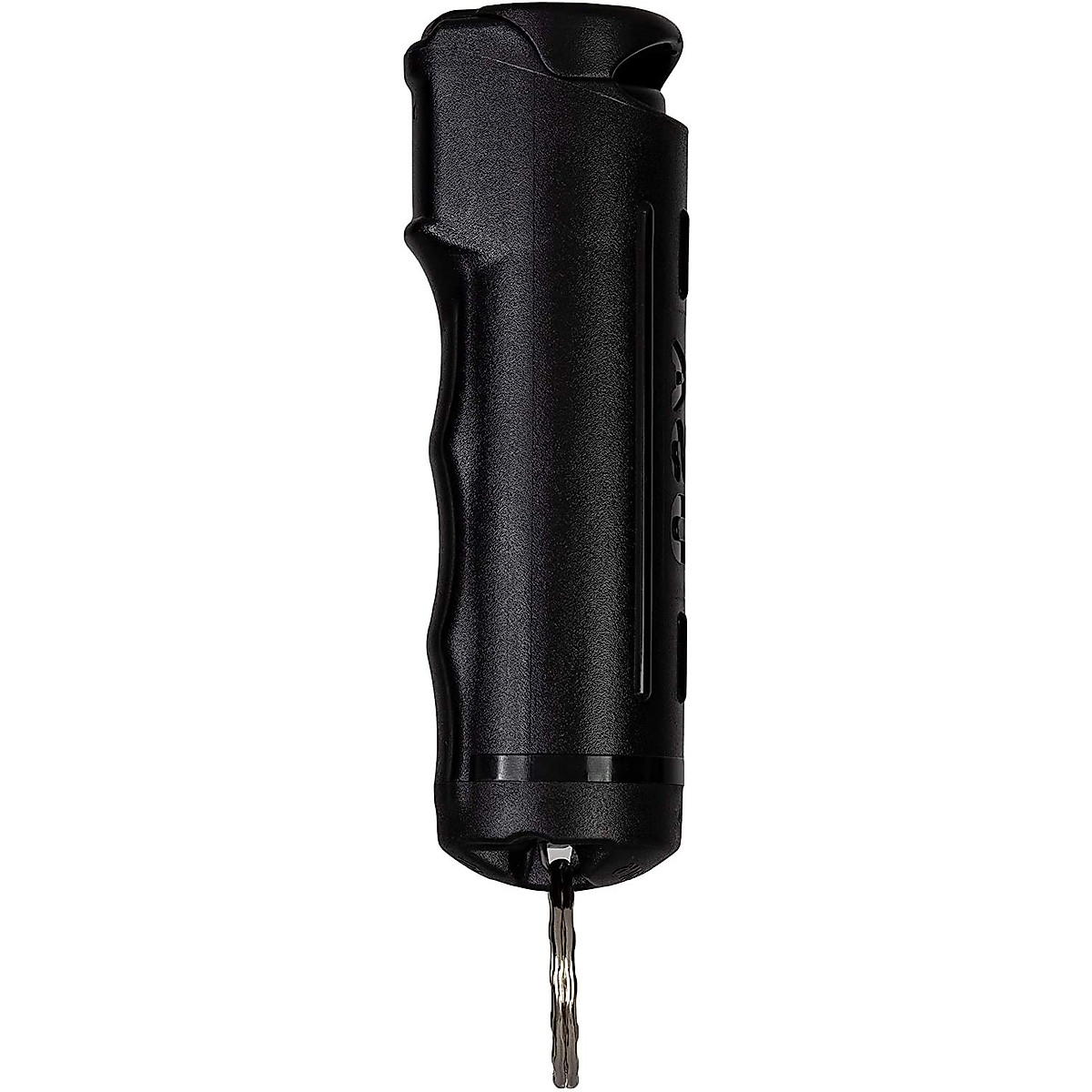 POLICE MAGNUM 2 Pepper Spray 1/2oz Black Flip Top Molded Keychain Security Self Defense Police Strength