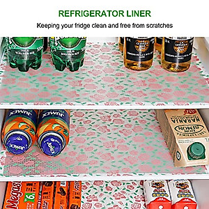 INNOLITES Shelf Liner, Non-Slip Shelf Liners for Kitchen Cabinets, Waterproof Non-Adhesive Kitchen Drawer Liner, Durable EVA Cabinet Liners for Shelves, Refrigerator, Cupboard, Storage