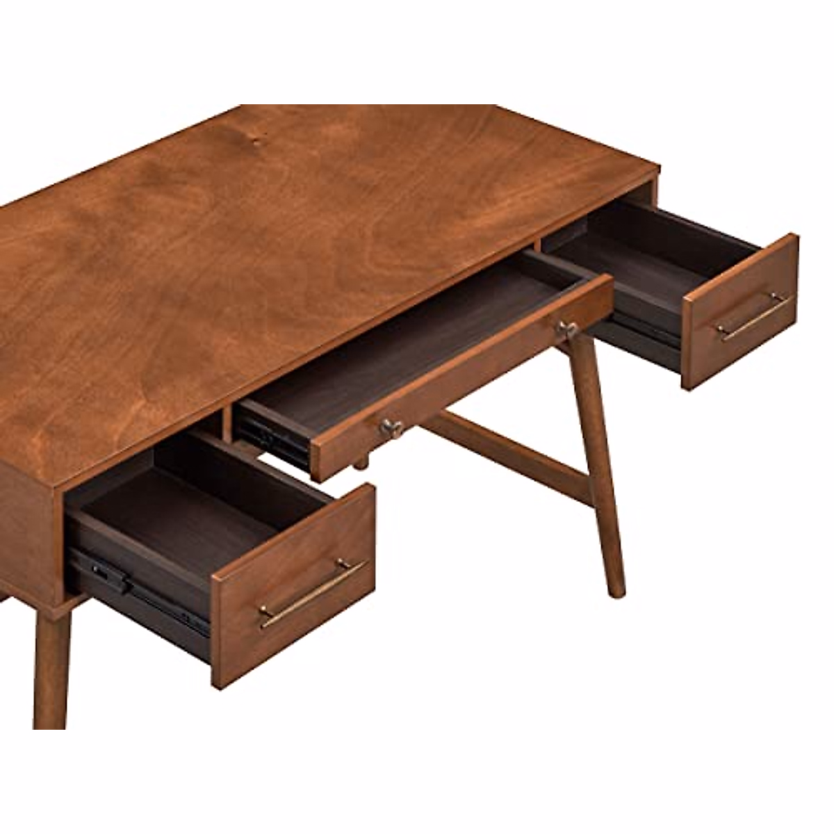 Coaster Furniture 3-Drawer Writing Desk Walnut 800744