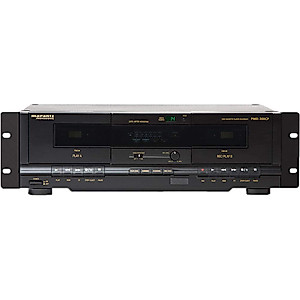 Marantz Professional PMD-300CP Dual USB Cassette Deck with Stereo Audio Cable (3 ft) Bundle