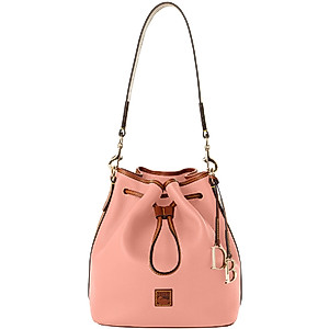 Dooney & Bourke Handbag, Pebble Grain Drawstring - Pale Pink