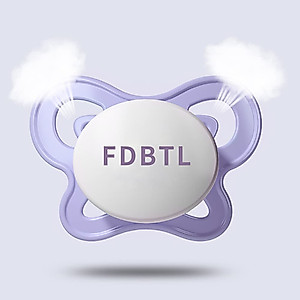 Baby Newborn Girl Boy Pacifiers, 3-6 Months Soft Soothie Pacifier with Air Holes, 100% Silicone BPA-Free for Breastfed Babies, Orthodontic, 4 Pack - L