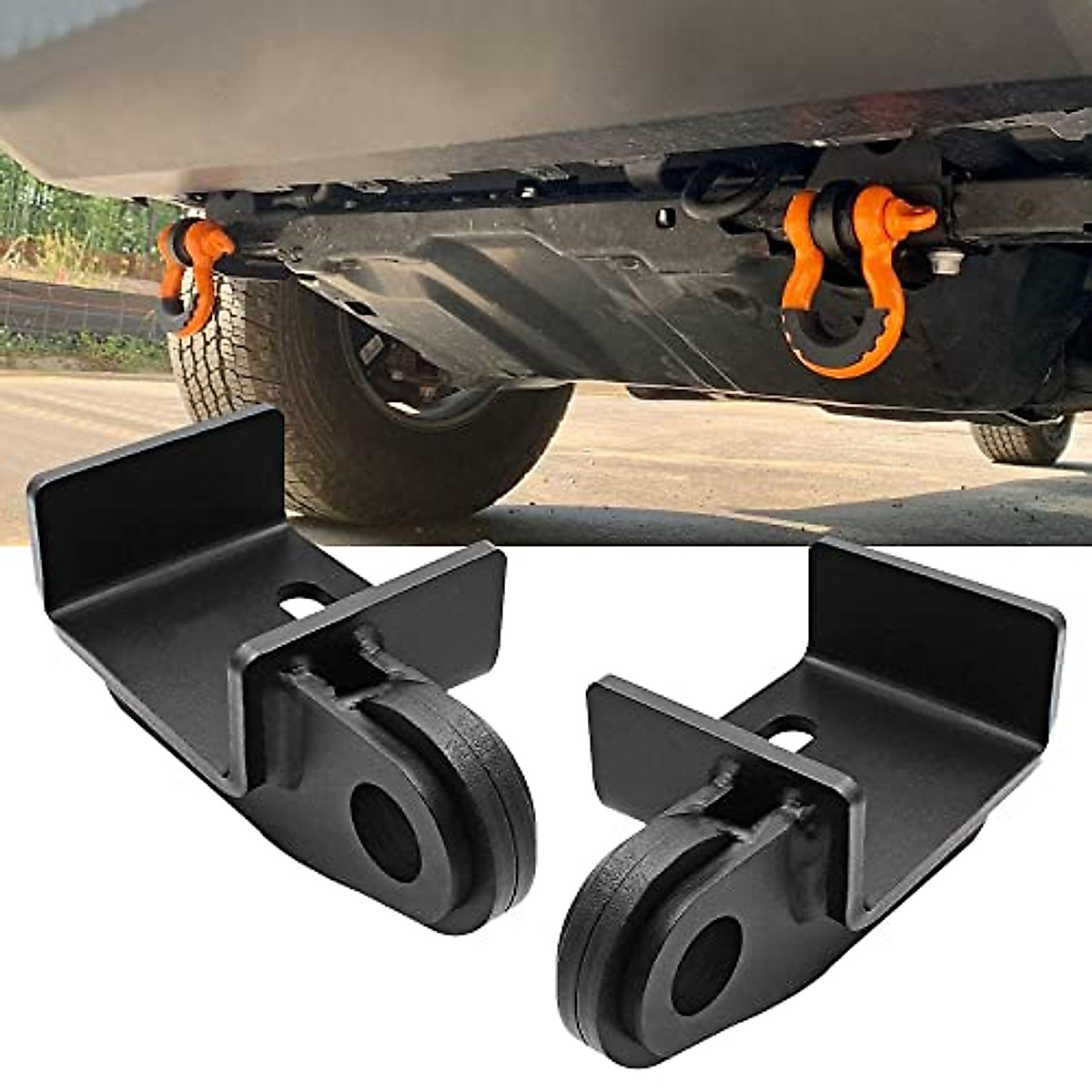 samman Tacoma Front Demon Tow Hook Mounting Bracket Compatible with Toyota Tacoma 2009-2021